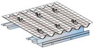 Système de fixation en métal - RIBLOCK - Alubel - pour couverture