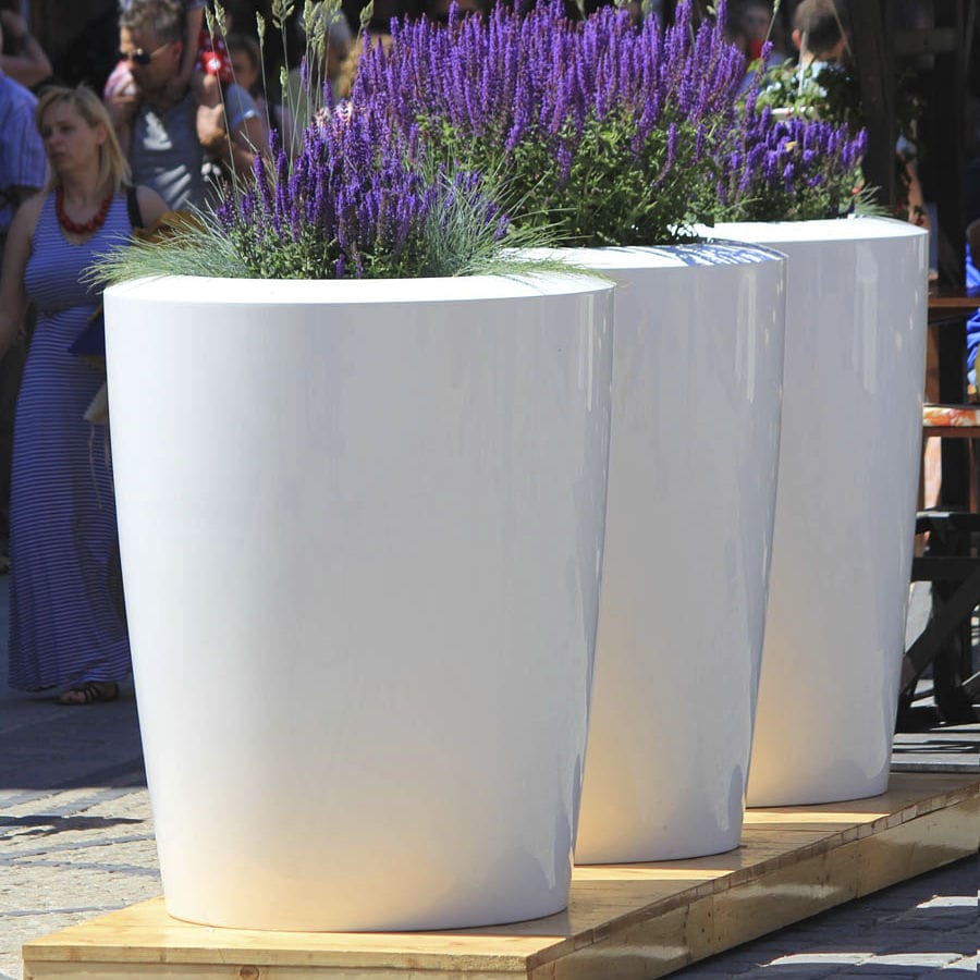 Pot de jardin en polyester - AS-ANA - Astrini Design - rond ...
