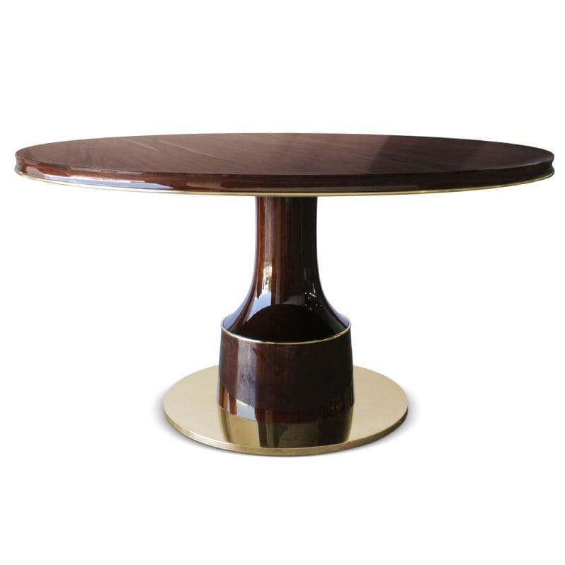 Table à manger contemporaine - BUCK - Porus studio - en noyer / avec ...