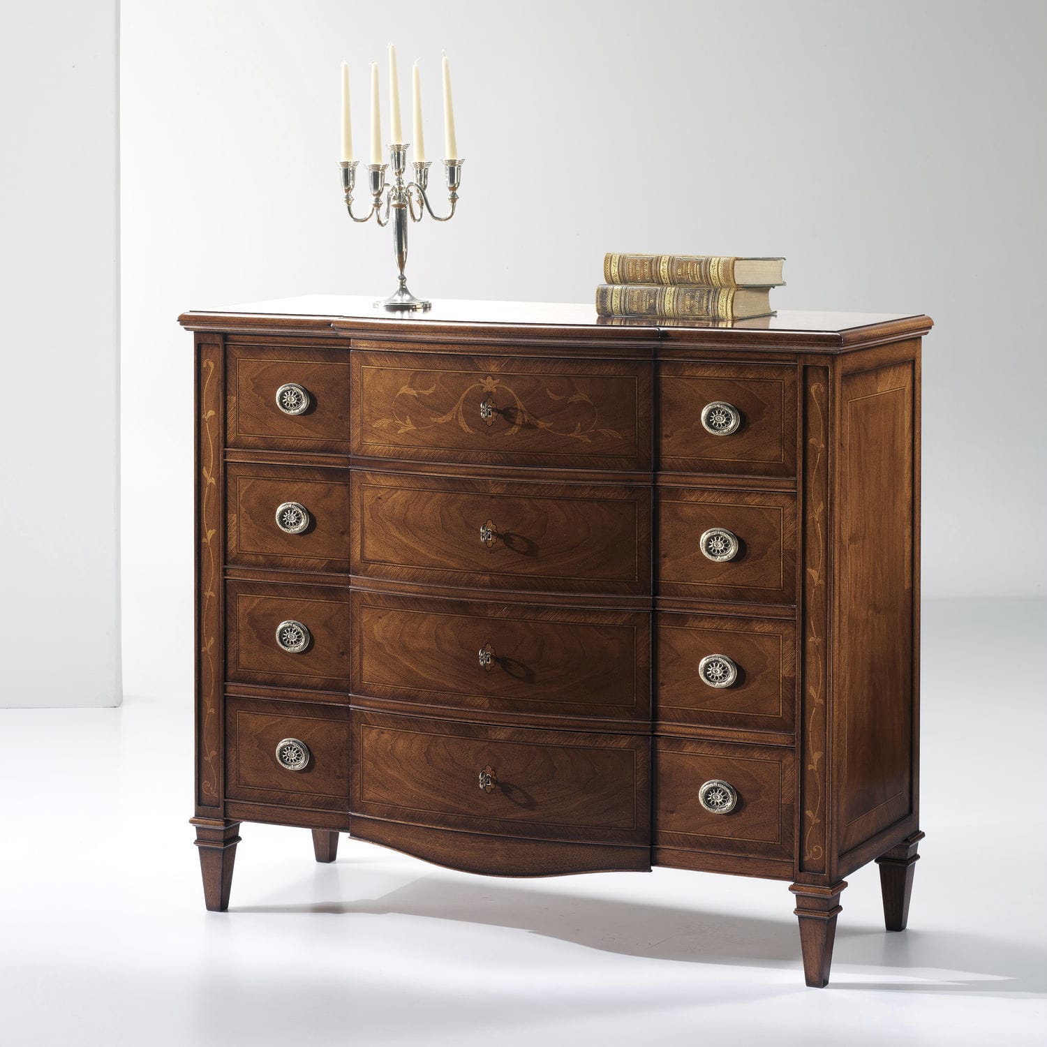 Commode haute - 6/162 - MOLETTA MOBILI - classique / en noyer ...