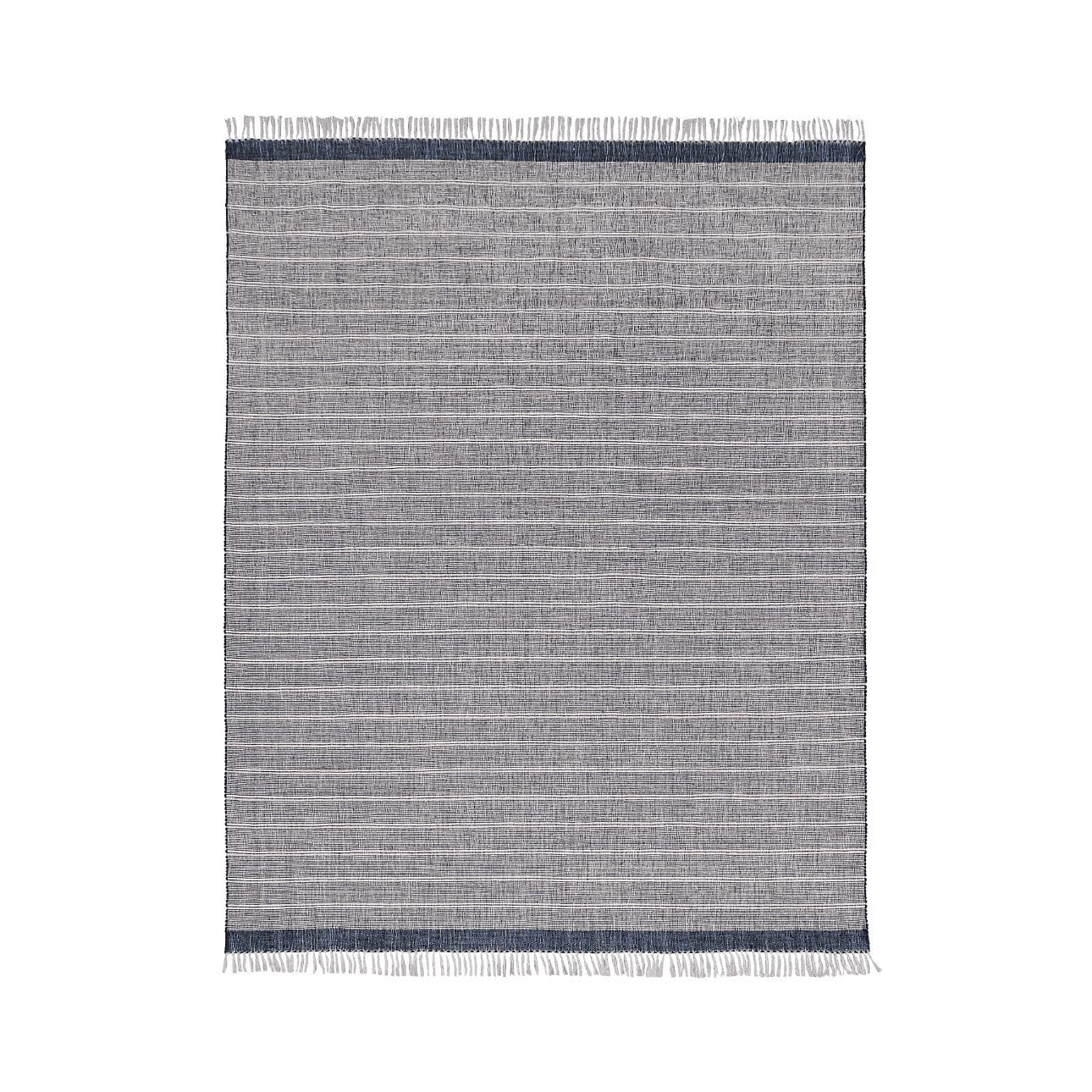 Tapis contemporain - Flat Way - Alp Carpets - à rayures / en laine / en lin