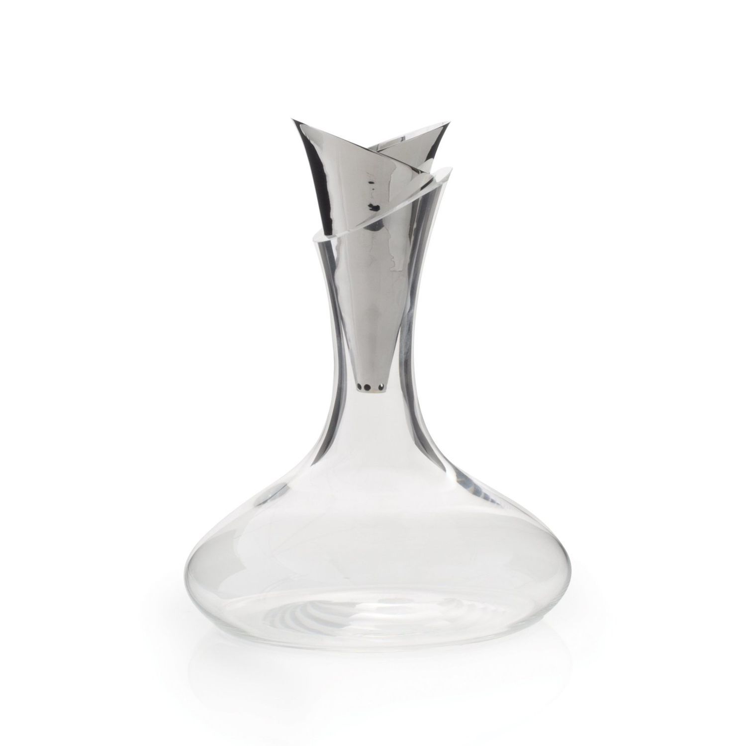 Décanteur en cristal - RIPPLE EFFECT - Michael Aram - en inox / à usage ...