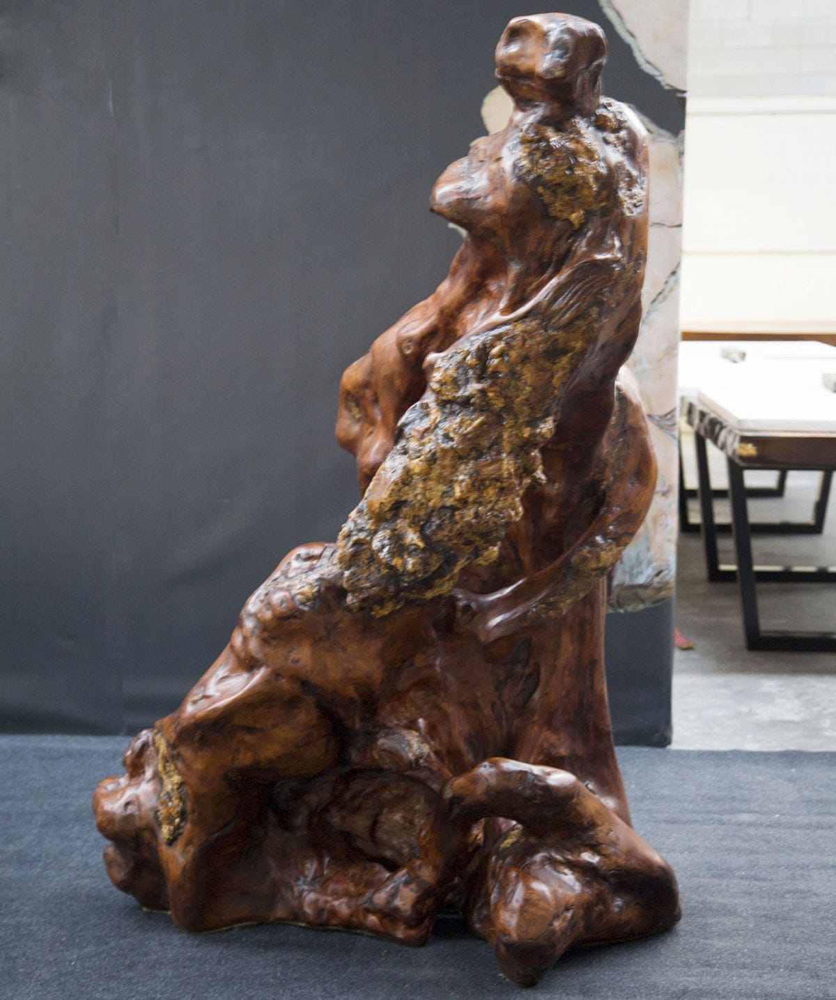 Sculpture en bois - Lonely Thinker - Icewood - murale / figuratif ...