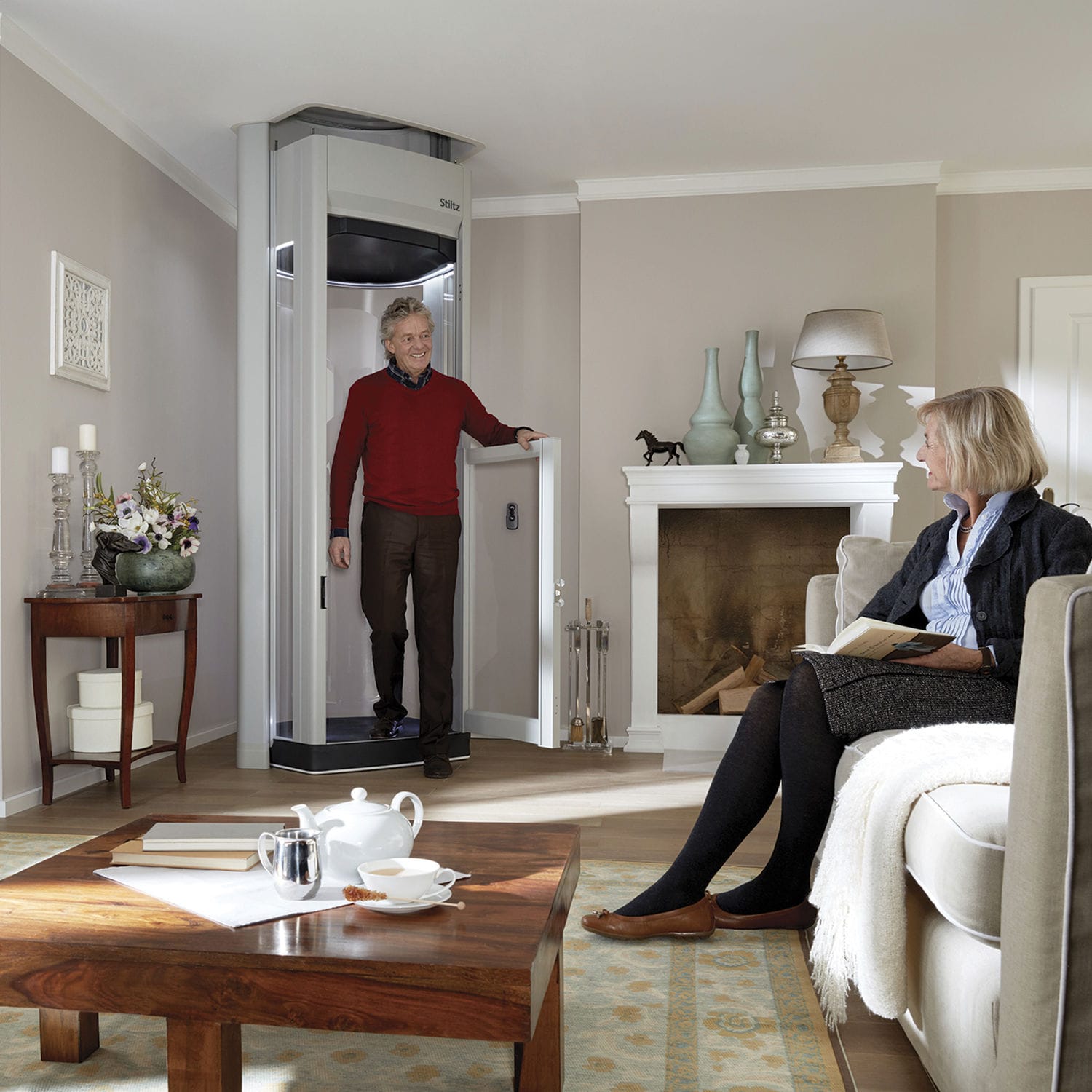 Ascenseur privatif - HOMELIFT ST - Liftech - électrique / panoramique ...