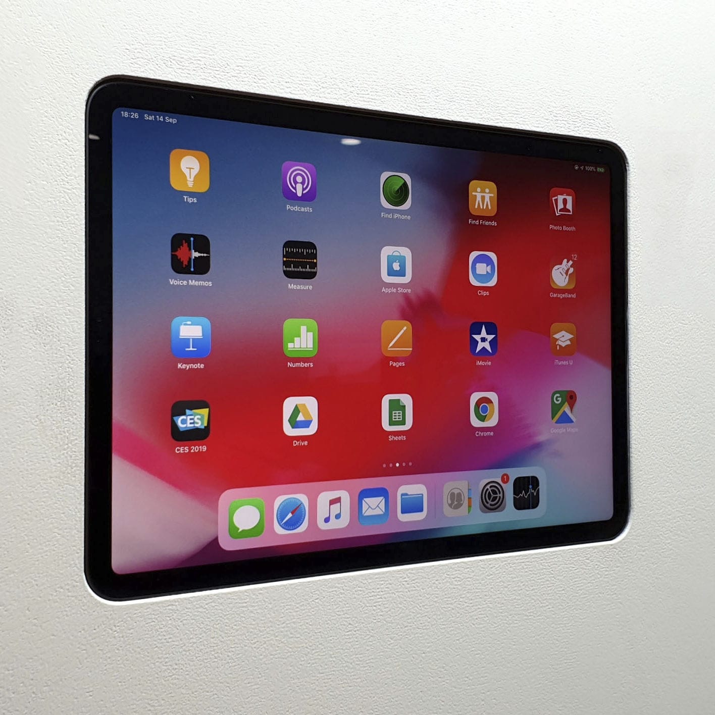 Support pour iPad® mural - 002-1-870-NG - Wall-Smart - résidentiel ...