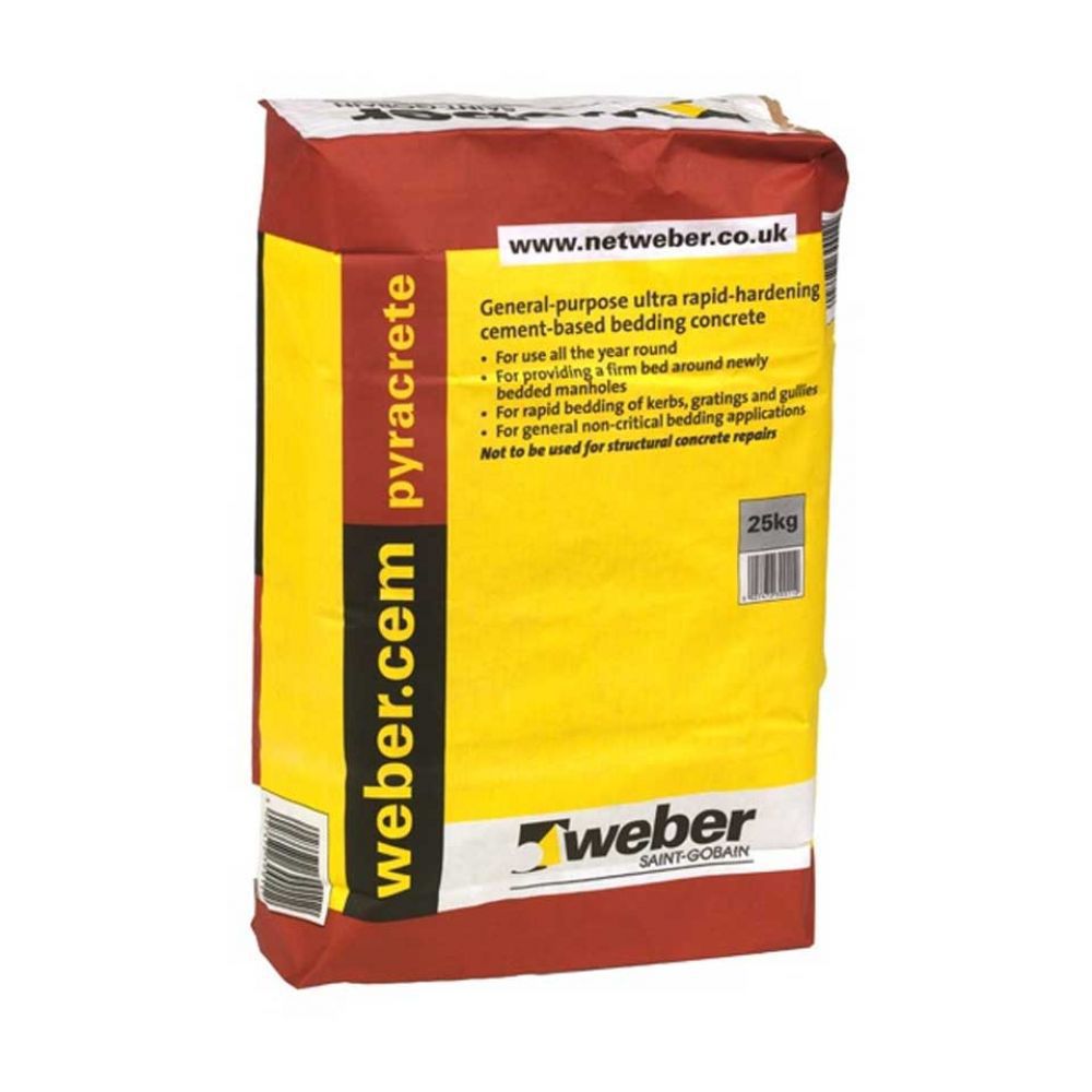 Mortier de ragréage - WEBERCEM PYRACRETE - Weber - pour béton / de ...