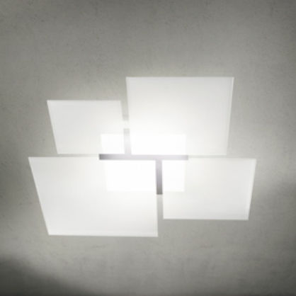 Plafonnier contemporain - QUADRIFOGLIO - LAM Export - en acier / à LED / résidentiel