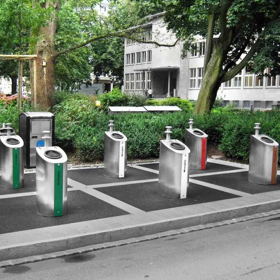 Poubelle à conteneur enterré - Terrano - Villiger Entsorgungssysteme AG ...