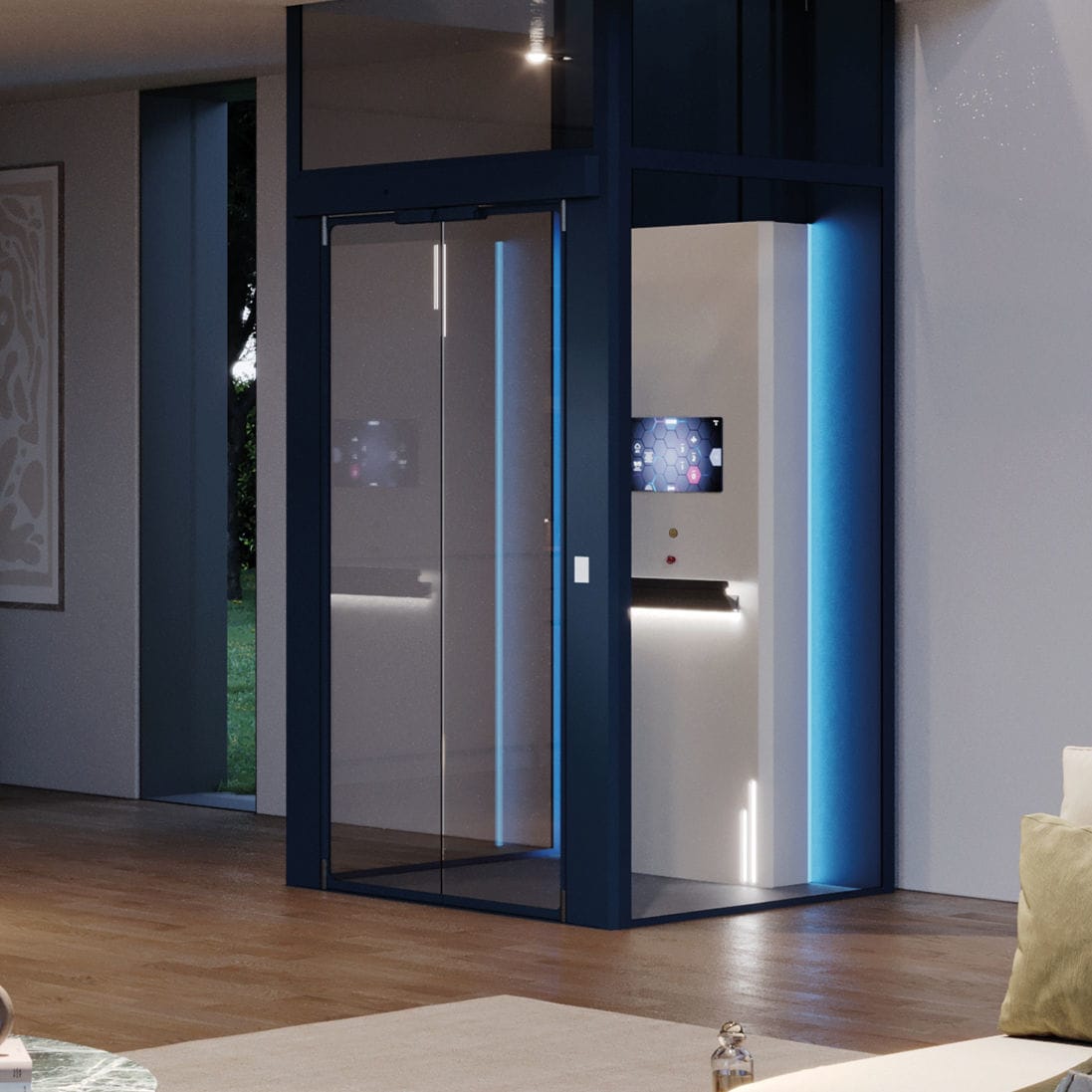 Ascenseur électrique - CODE - NOVA Elevators - privatif / panoramique ...