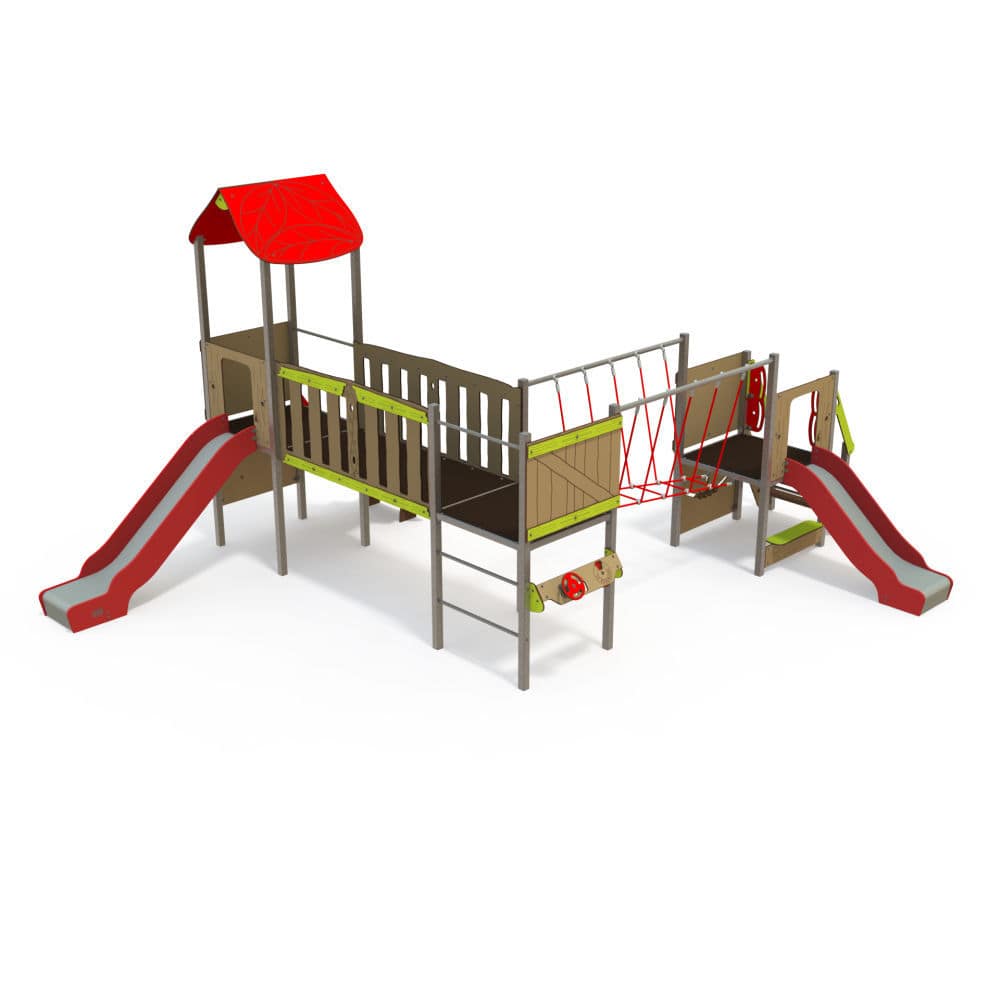 Structure de jeu pour aire de jeux - SY 12-3003-S11 - QUALI-Cité - en ...