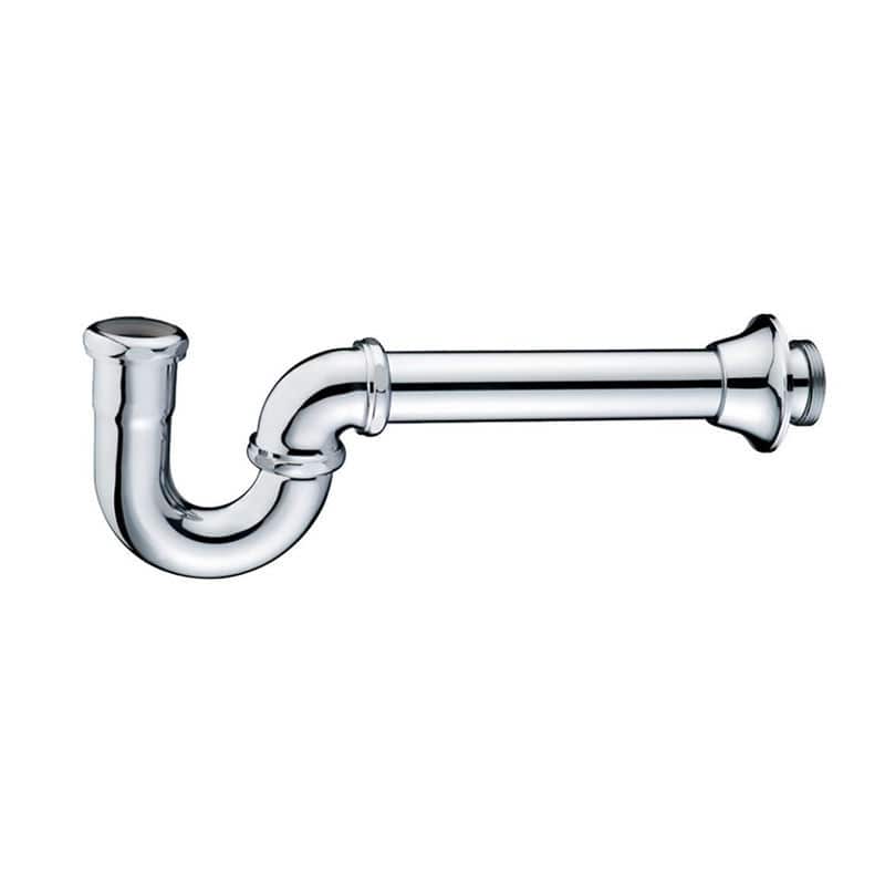 Siphon de lavabo en laiton chromé - C8344 - Aluids Krome