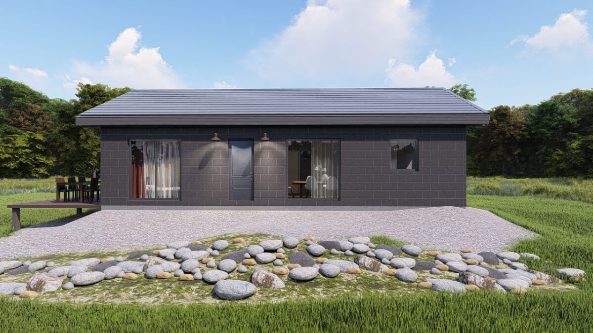 Maison préfabriquée - IRELAND D - Frame House group Sia - écologique ...