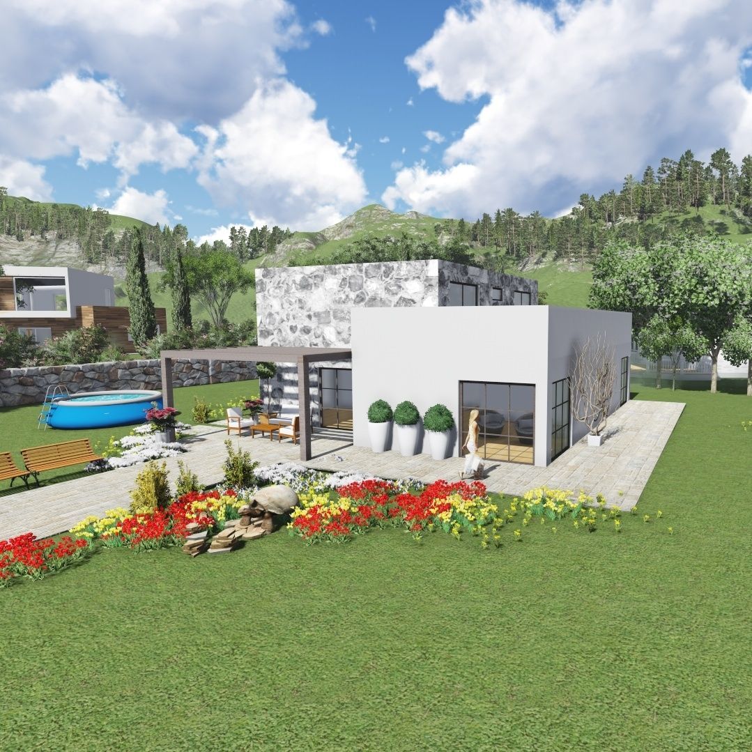 Maison préfabriquée - VILLA PROPUS - Frame House group Sia - écologique ...