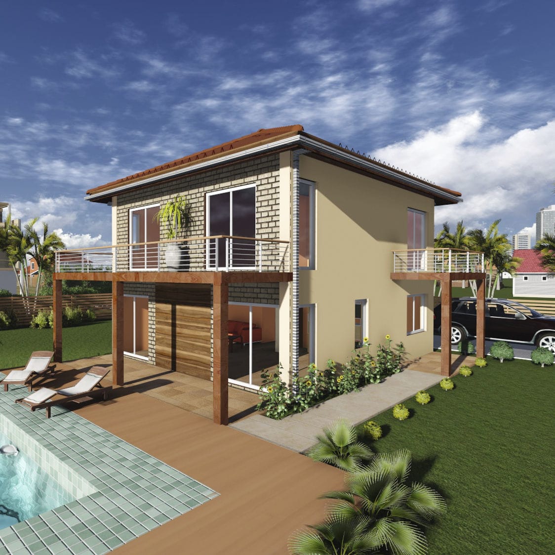 Maison préfabriquée - ITALIA O.M. - Frame House group Sia - écologique ...