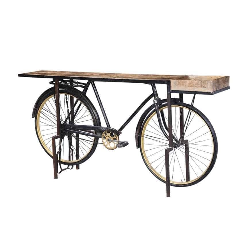 Console vintage - BICYCLE - GrandDécor - en bois / avec piètement en ...