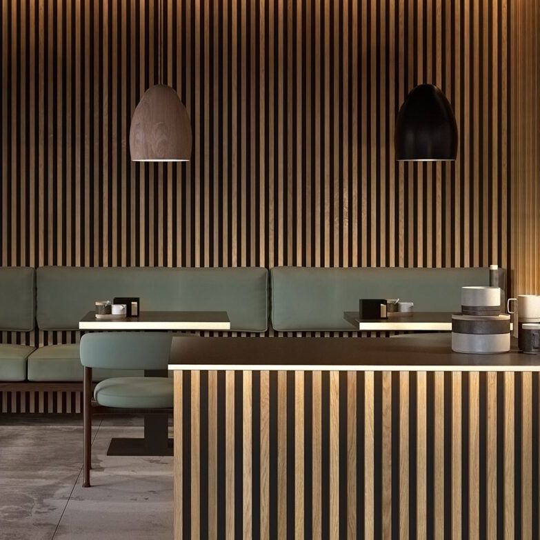 Revêtement mural en lames - BATTENS LIGHT - ForMe - pour l'extérieur ...