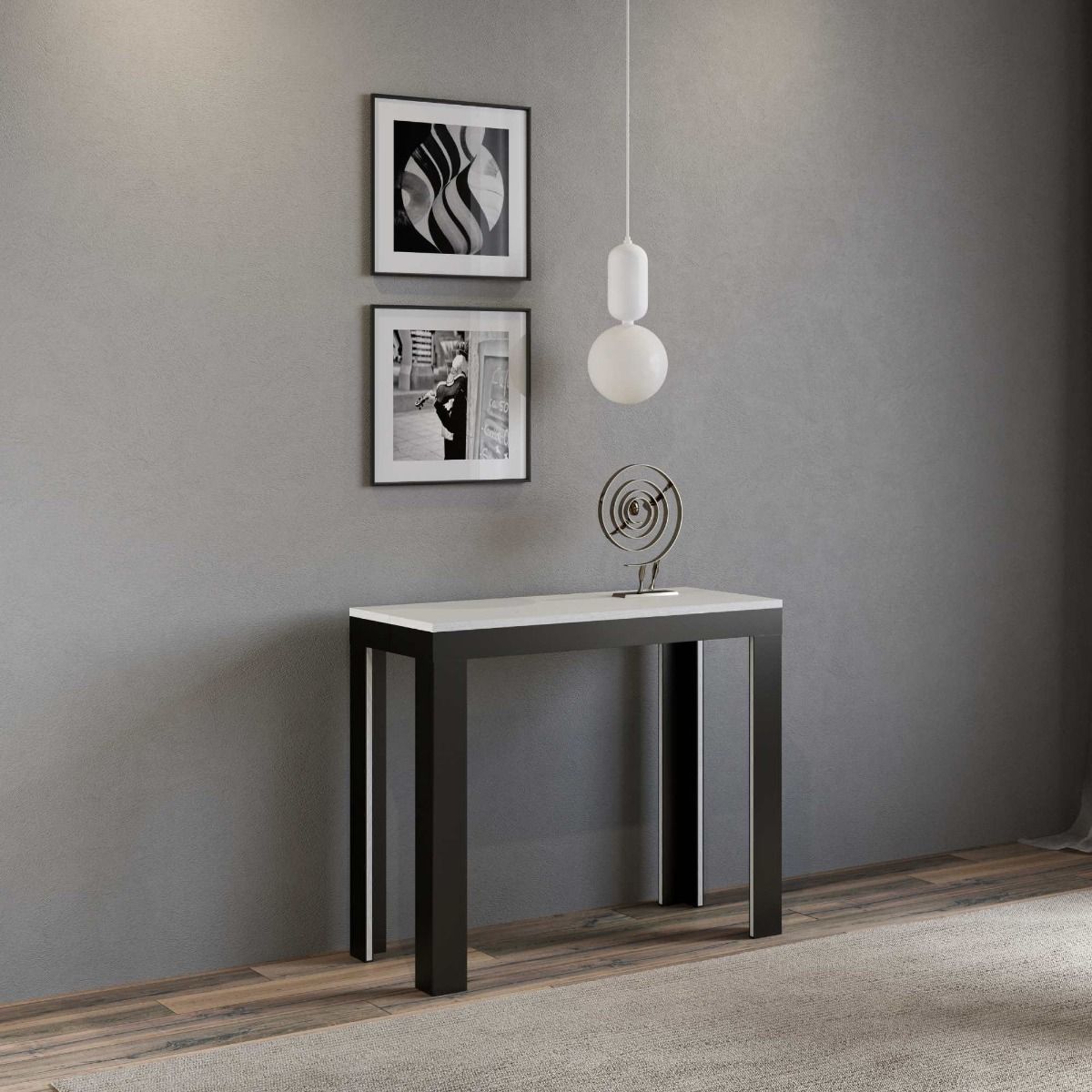 Console contemporaine - Linea - Itamoby - en frêne / en chêne naturel / en mélaminé