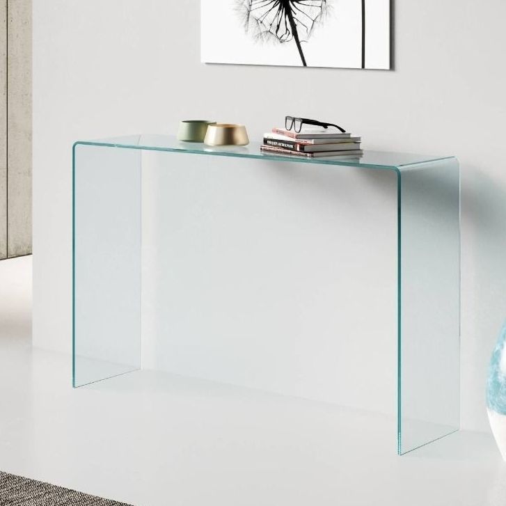 Console contemporaine - Smalle 120 - Itamoby - en verre bombé / avec ...