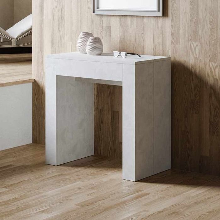 Console contemporaine - Allin - Itamoby - en noyer / en chêne naturel / en mélaminé