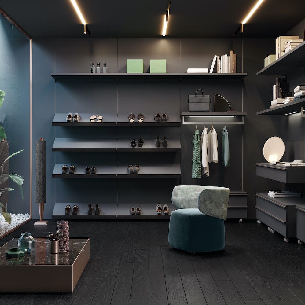 Dressing modulable - MIRIA UP - GAROFOLI - mural / contemporain / en bois