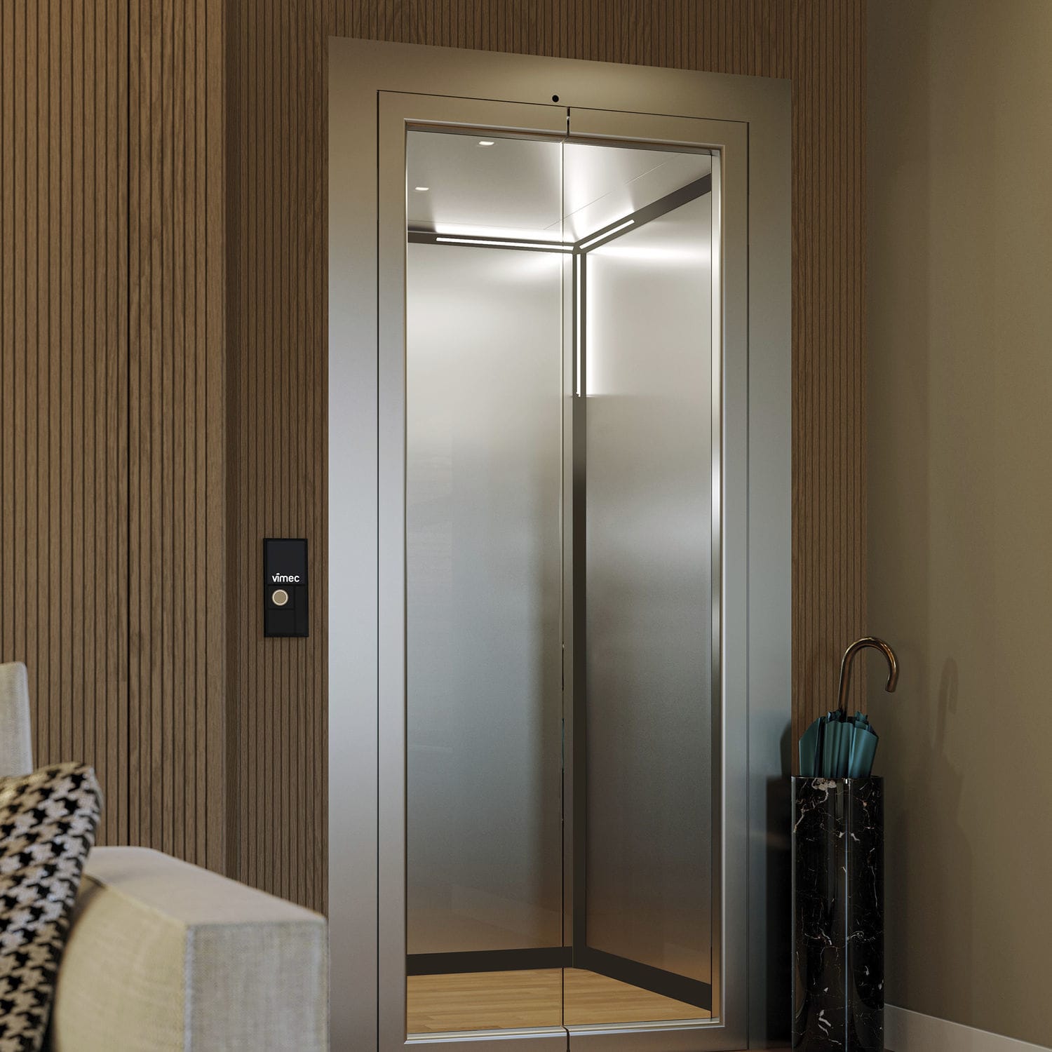 Ascenseur électrique - AR:IA - VIMEC Srl - hydraulique / privatif ...