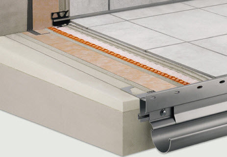 Profilé en métal - SCHLÜTER®-BARA-RTKE/-RTKEG - Schluter-Systems - de rive