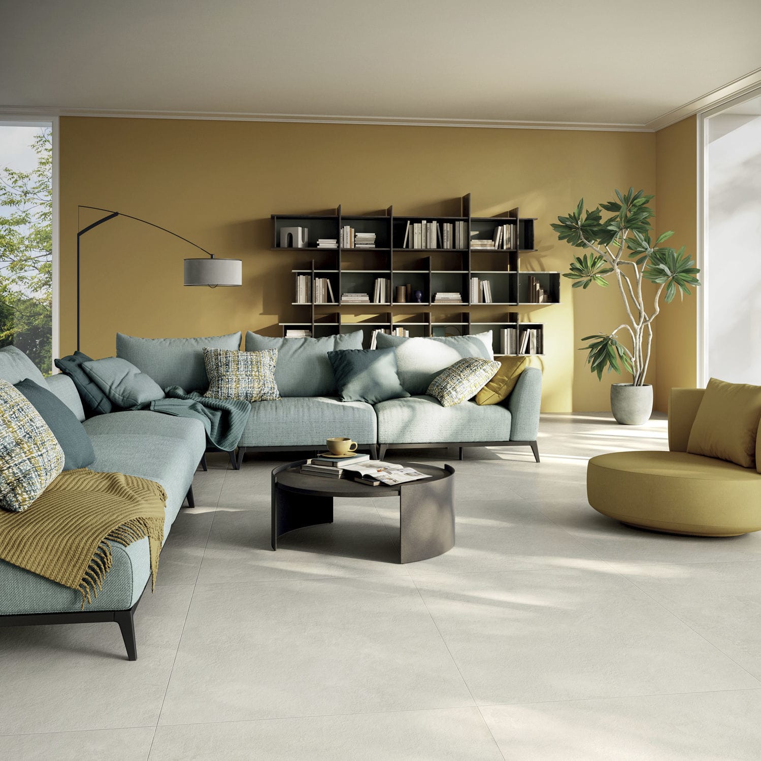 Carrelage en grès cérame - LA MATIÈRE - TALC - Panaria ceramica ...