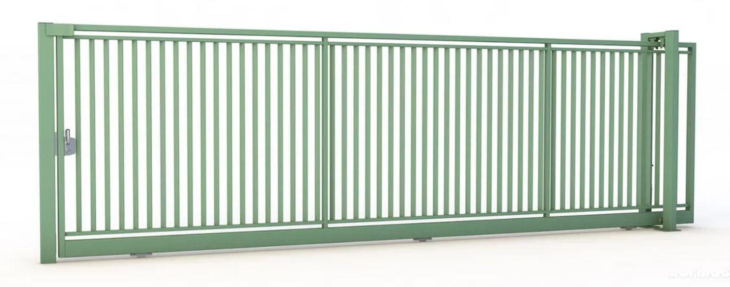 Portail roulant - KINÉTIK™ - NORMACLO - en acier galvanisé / en acier à ...