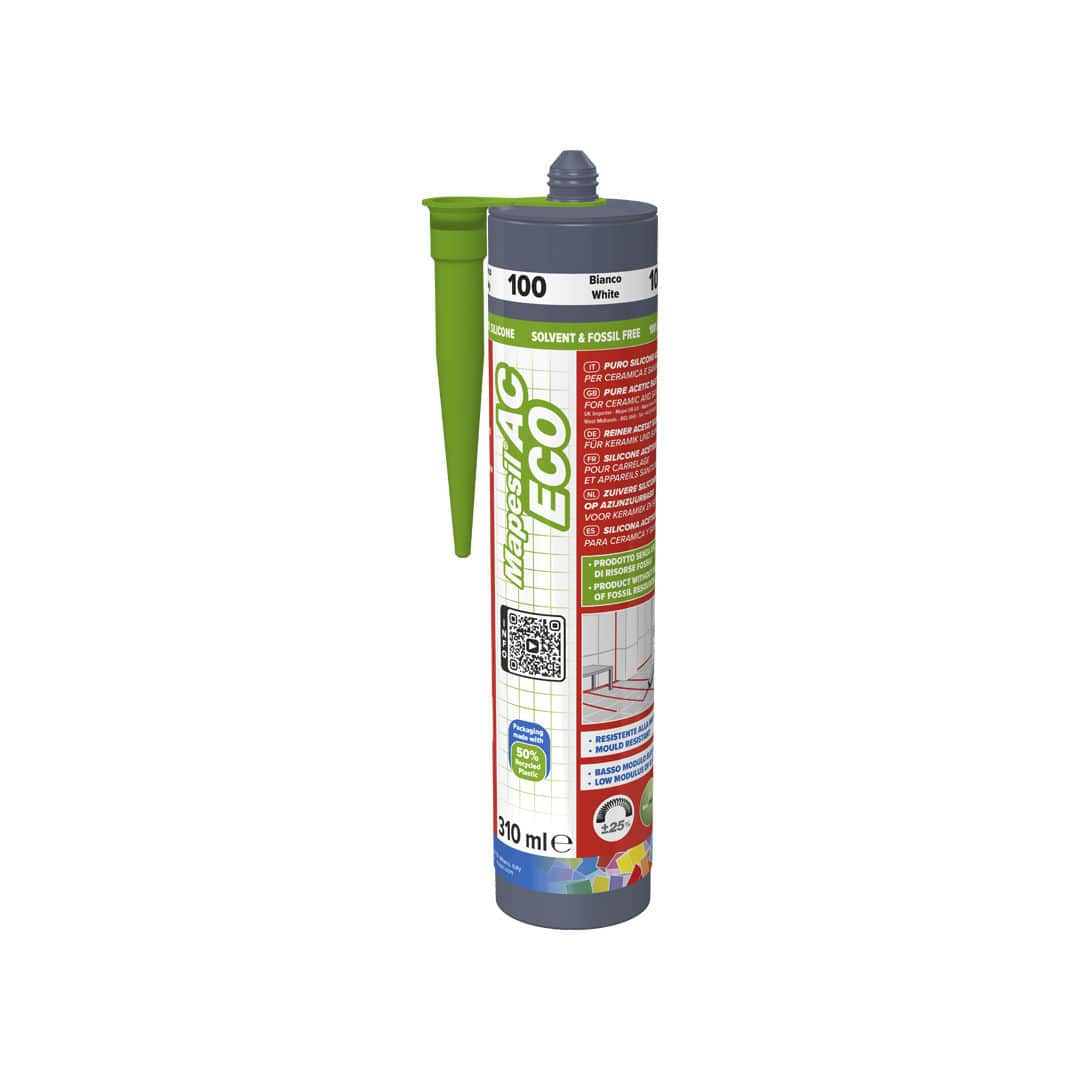 Mastic élastique - MAPESIL AC ECO - MAPEI - à base de résine de ...
