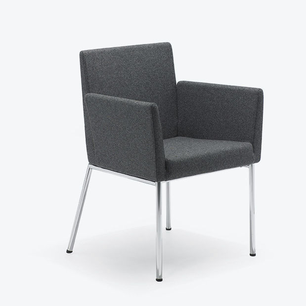 Chaise contemporaine - Paco - Artifort - d'intérieur / en tissu / en cuir