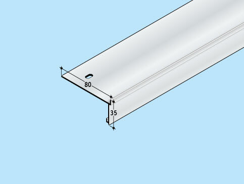 Bande de rive - RIVNET® : 35/80 - dani alu