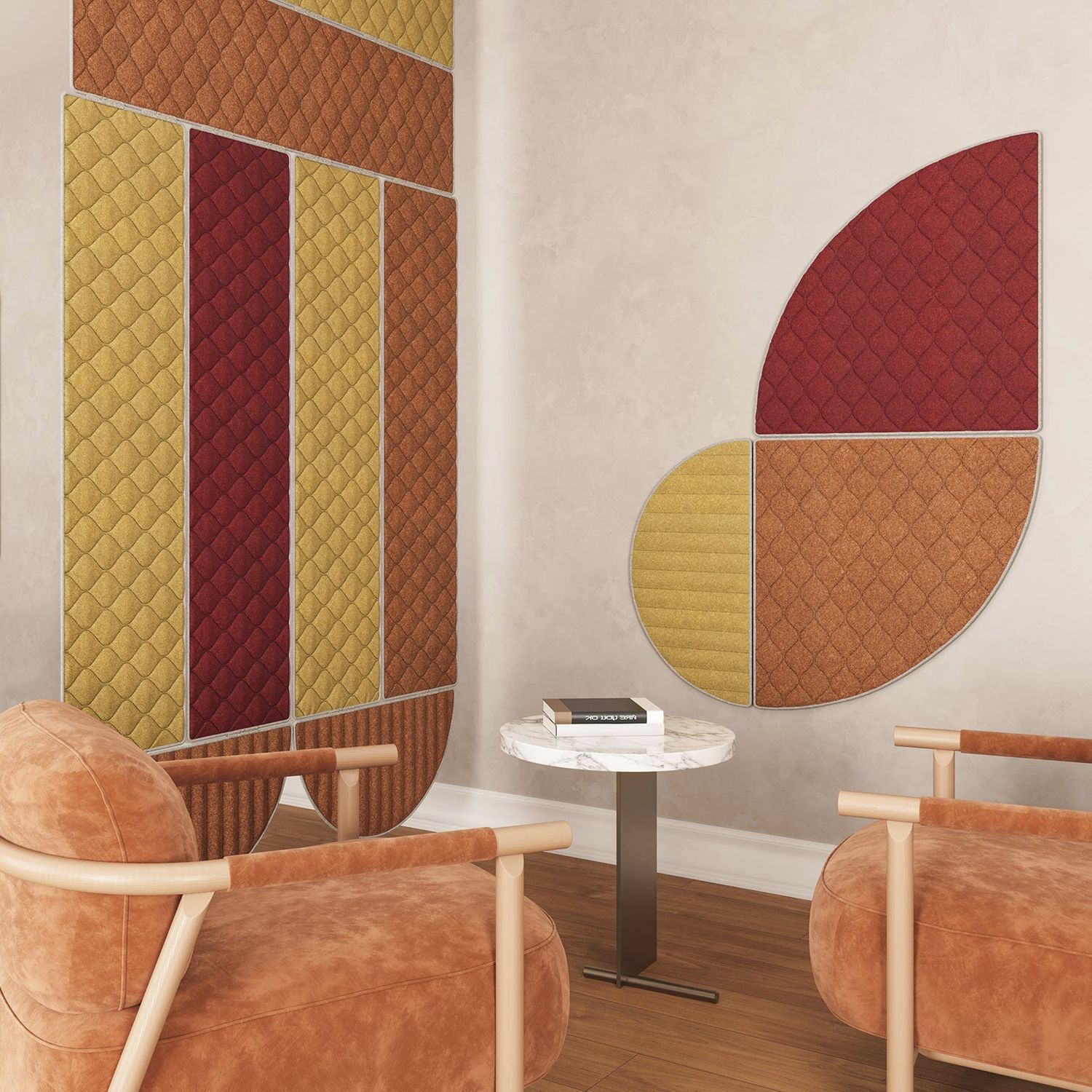 Baffle acoustique en PET - QuiltForms 27" - MIO - en plastique recyclé ...