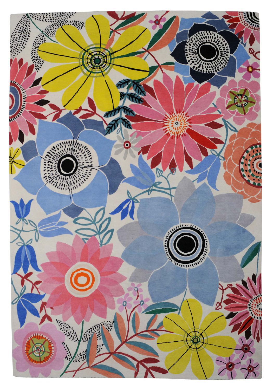Tapis contemporain - GARDEN - The Rug Company - à fleurs / en laine du ...