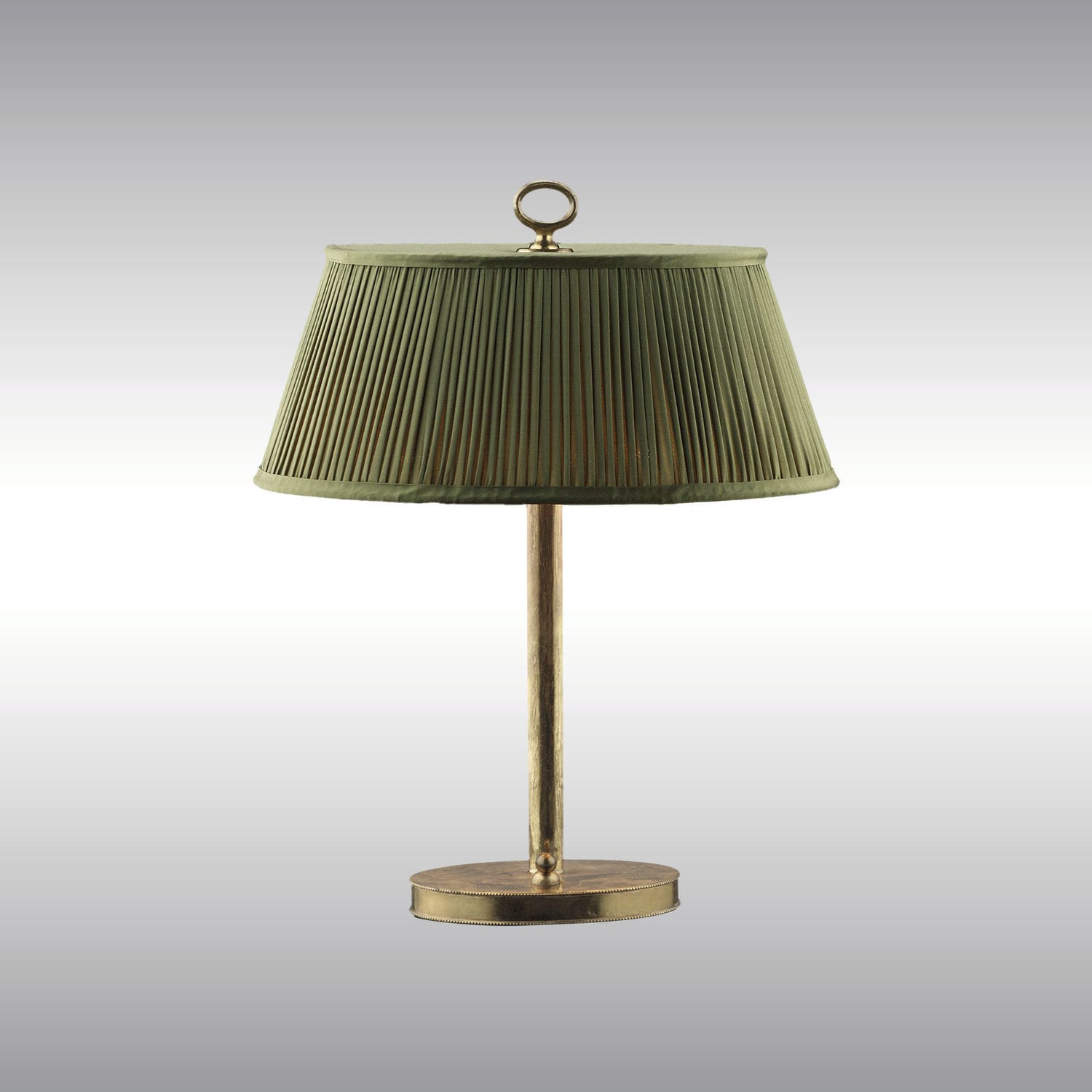 Lampe de table - 21620 - Woka Lamps Vienna - en tissu / en laiton ...