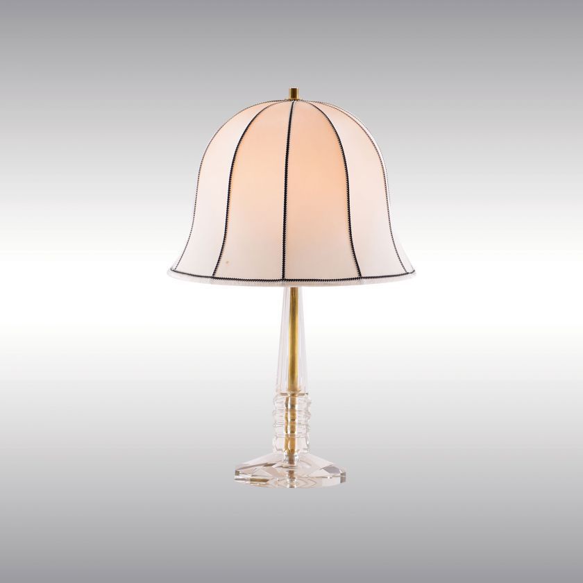 Lampe de table - 4063 - Woka Lamps Vienna - en verre / en soie / classique