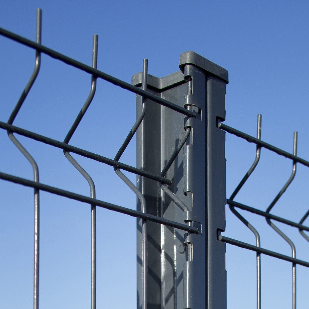 Poteau pour clôture en acier galvanisé - Quaglia Diffusion ...