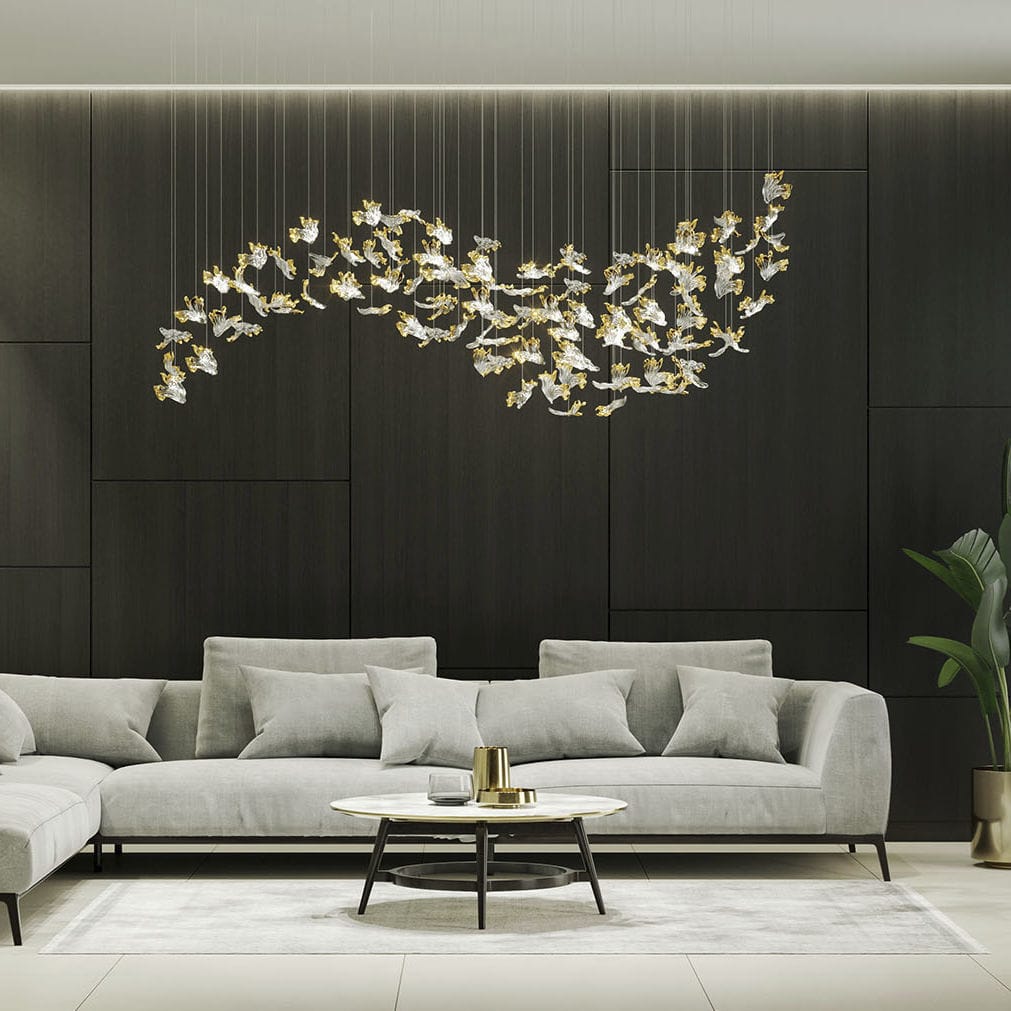 Lustre contemporain - FROZEN - Sans Souci s r.o. - en cristal / 12 ...