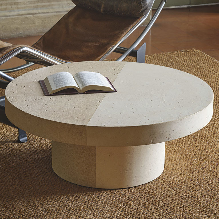 Table basse contemporaine - FRARI - CIMENTO - en béton / avec piètement ...