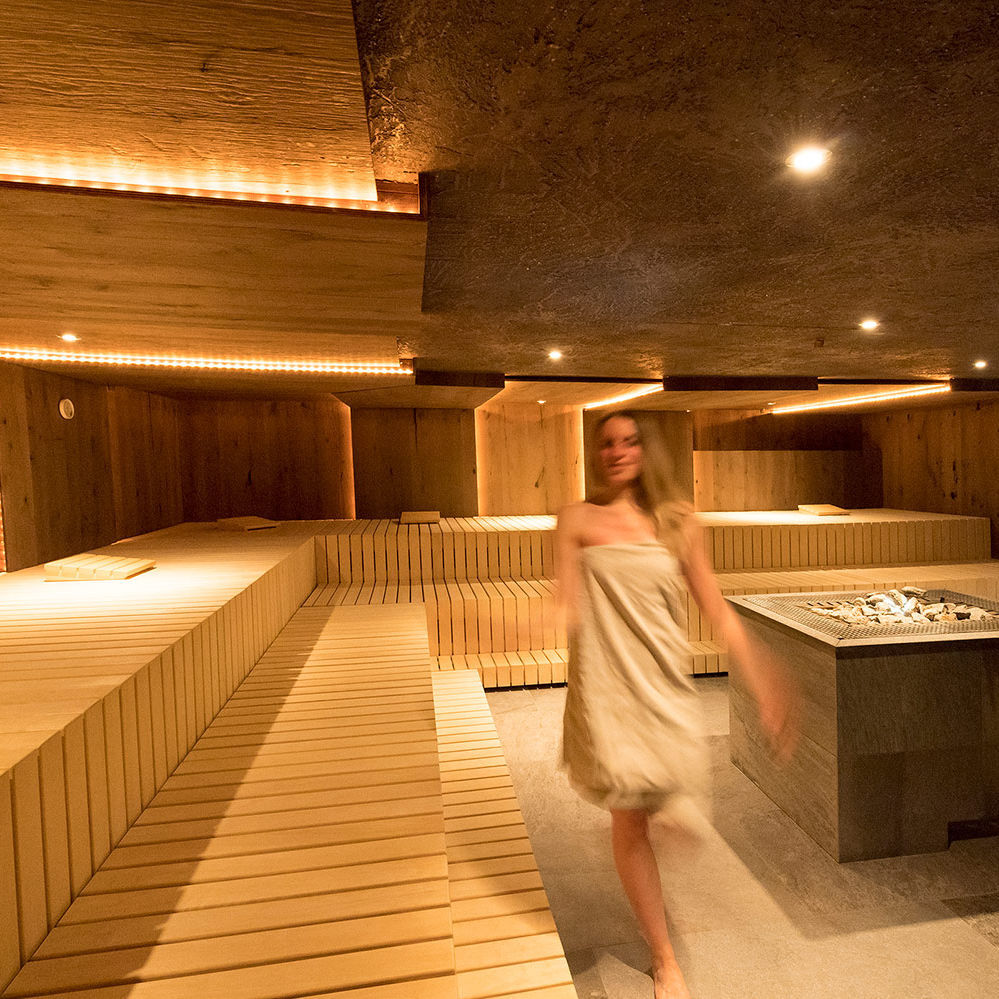 Sauna finlandais - SPA4 - pour centre de bien-être / pour centre de spa ...