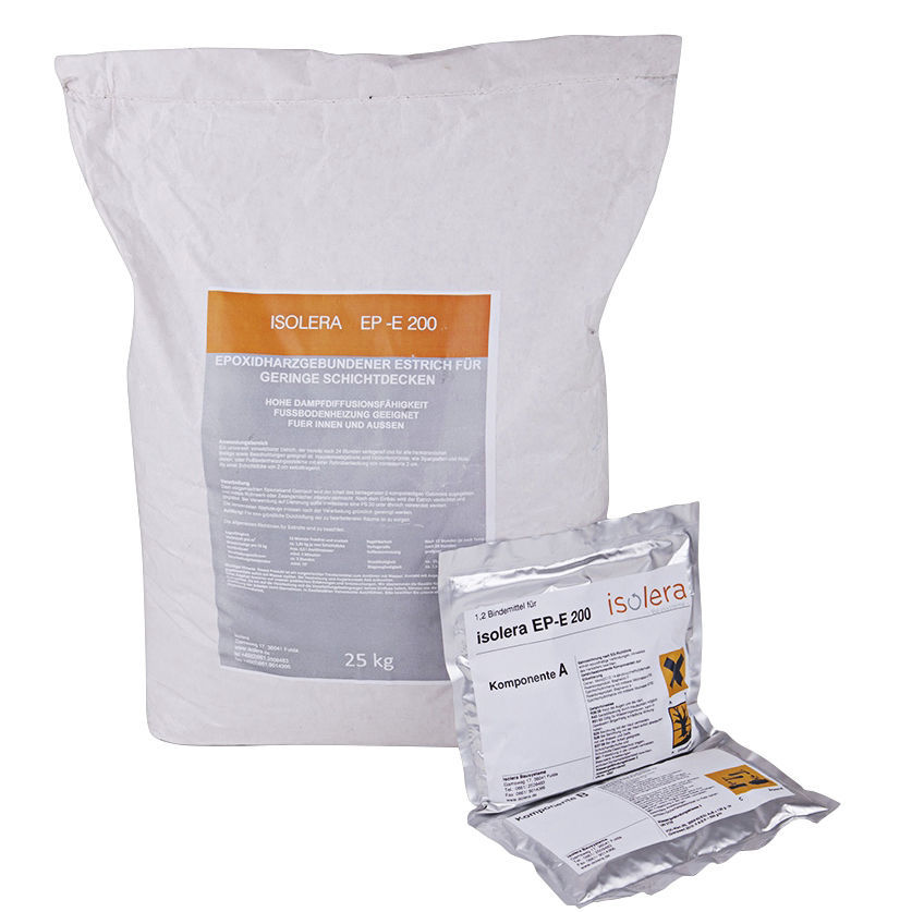 Mortier de ragréage - EP-E 200 - isolera - de restauration / pour chape ...