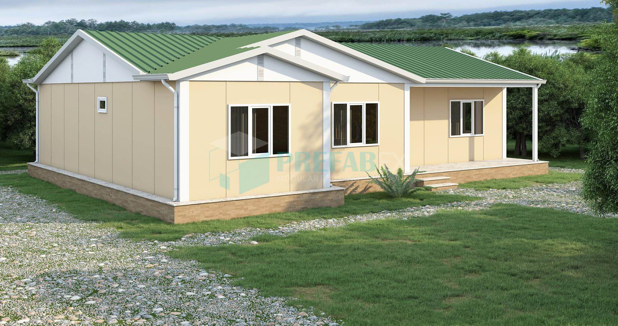 Maison préfabriquée - 120 - prefabex - modulaire / contemporaine / de ...