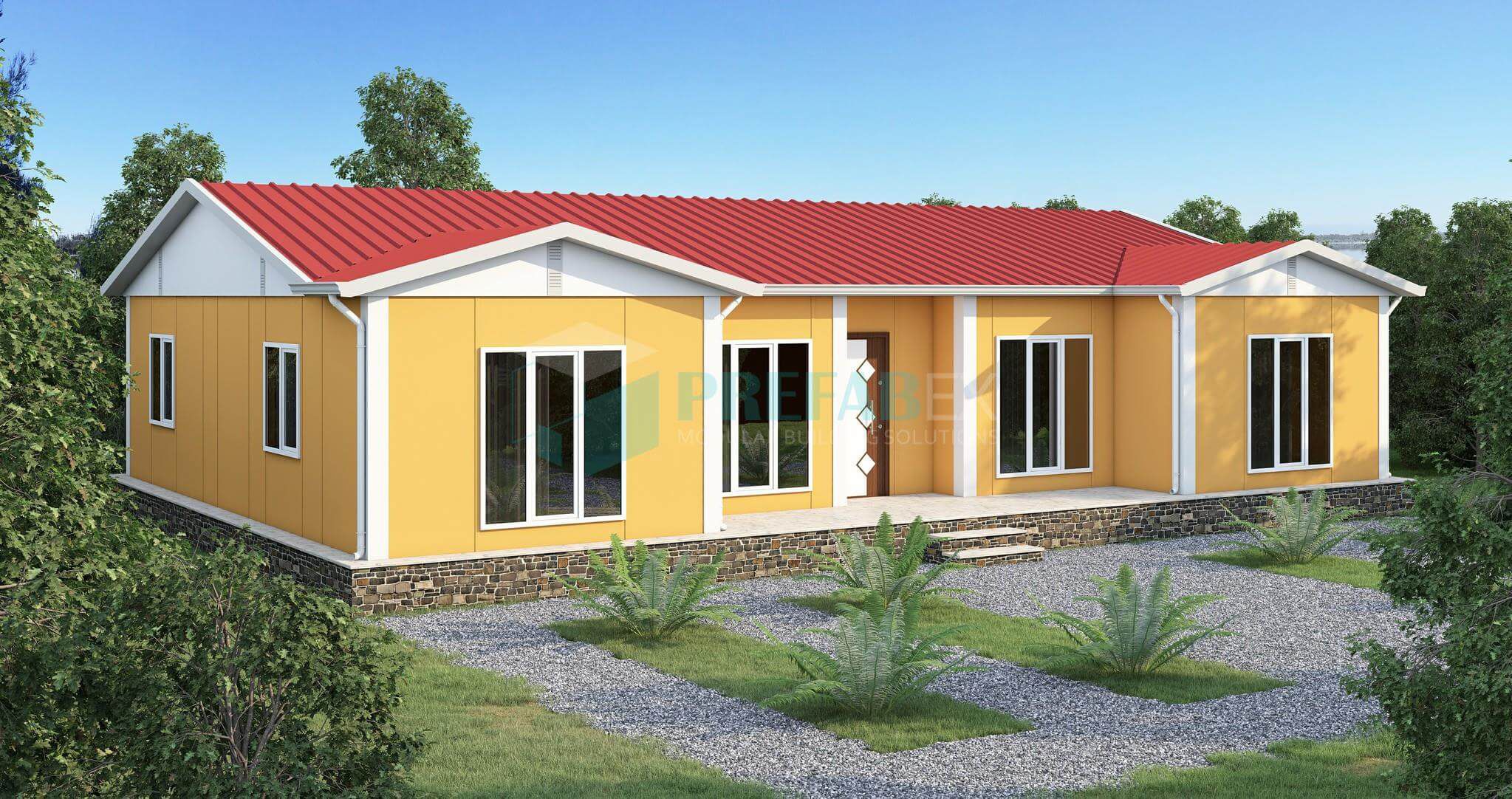 Maison préfabriquée - 129 - prefabex - modulaire / contemporaine / de ...