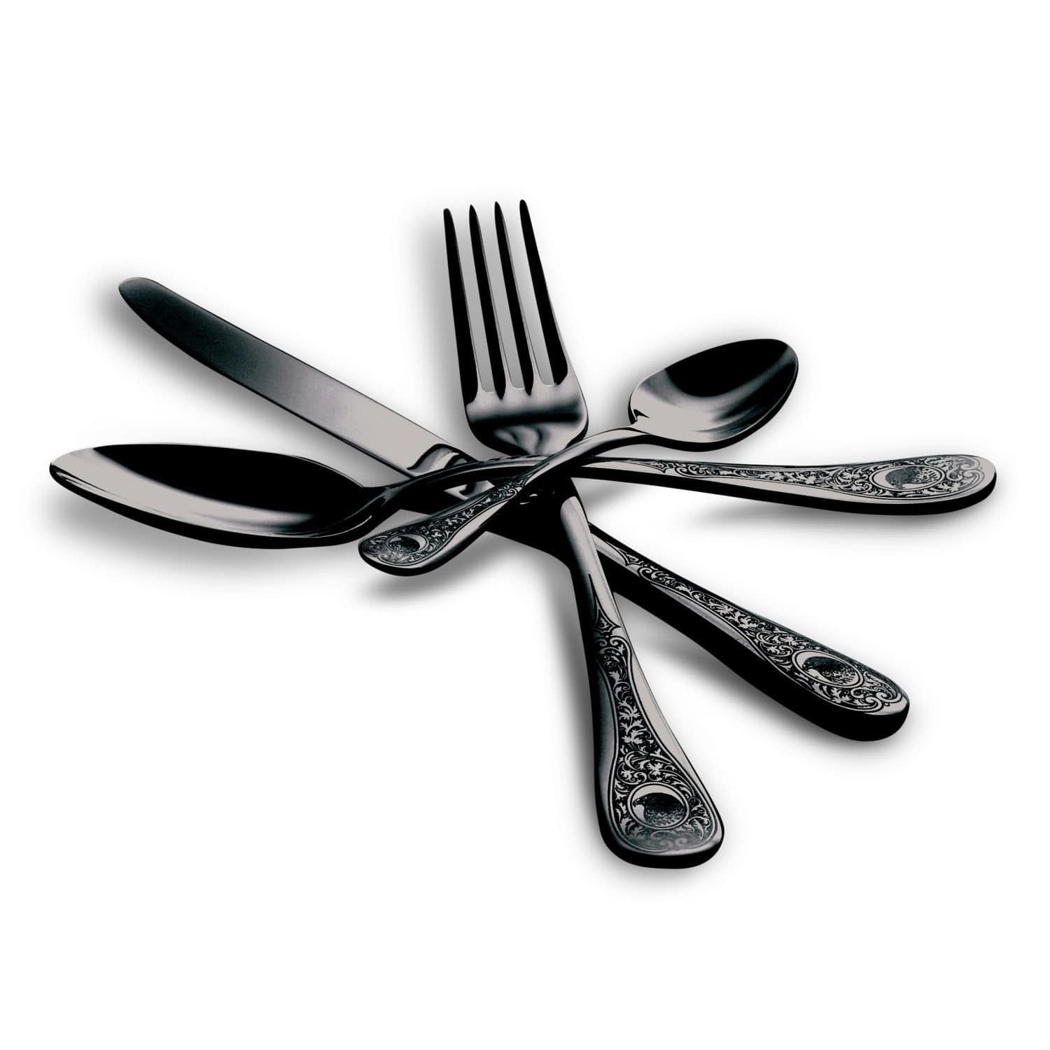 Couvert en acier inoxydable - Diana Oro Nero - MEPRA S.P.A. - professionnel