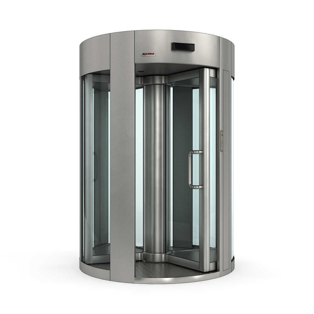Porte d'entrée - Rotant IV - Saima Sicurezza SpA - en verre / en acier ...