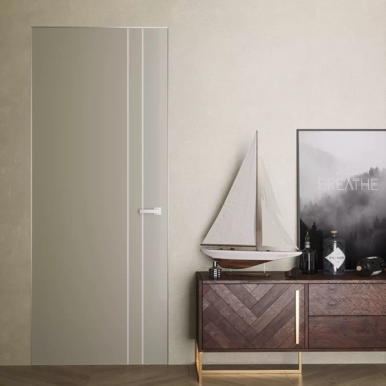 Porte d'intérieur - ET-08/ ET-08 AL - IN WOOD LLC - en bois / battante ...