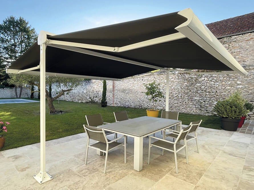 Store banne double pente - 265 - USINE-ONLINE - coffre / autoportant ...