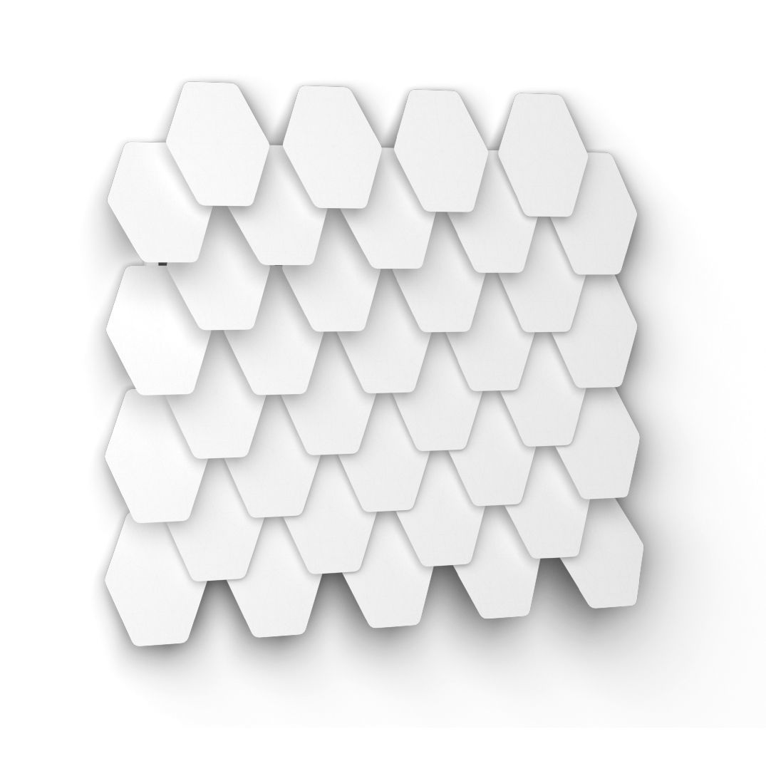 Bardage en écailles - HEX-STRETCH - Axes in Excess - en métal / en ...