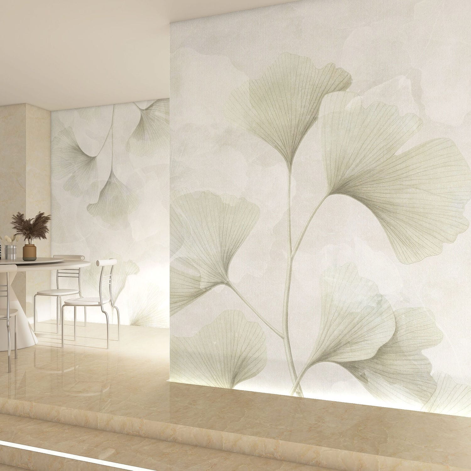 Papier peint contemporain - BILOBA - rimura Srl - en fibre de verre ...