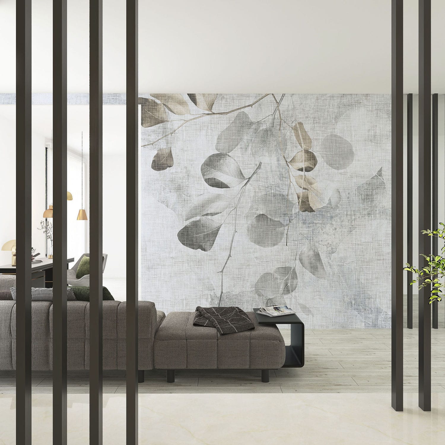 Papier peint contemporain - SEPTEMBER - rimura Srl - en tissu / en ...