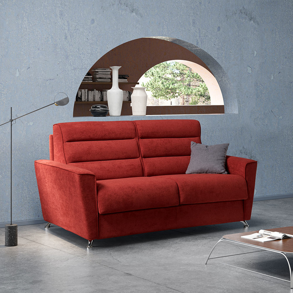 Canapé lit - Argo - IL BENESSERE - contemporain / en tissu / en cuir
